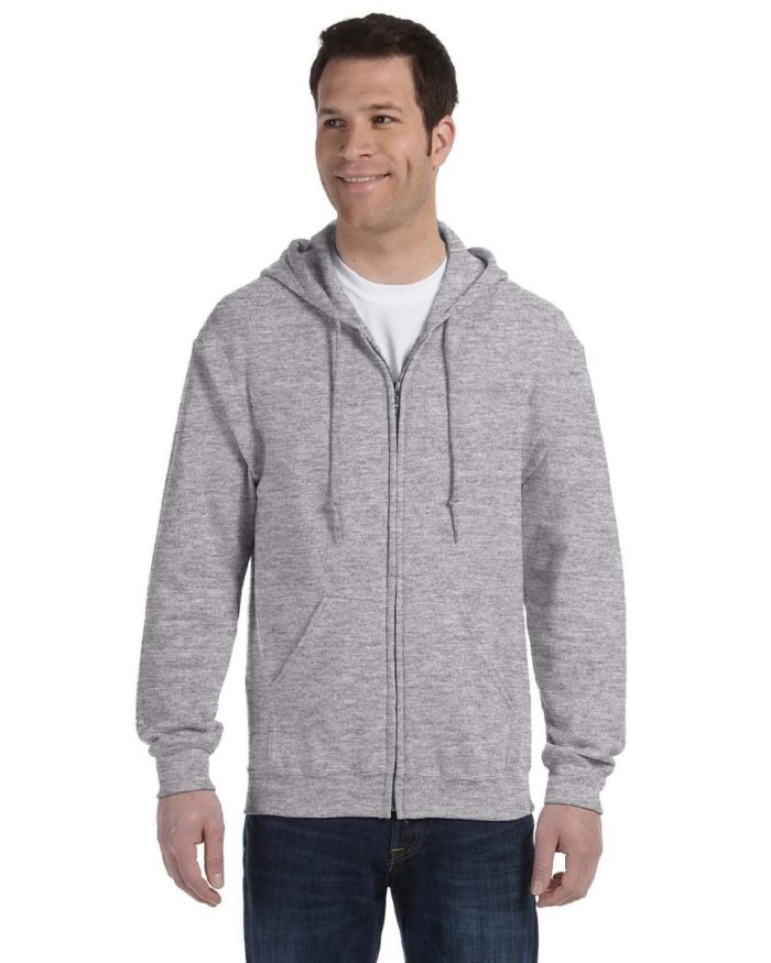 Gildan G186 Adult Heavy Blend™ 50/50 FullZip Hooded Sweatshirt ...